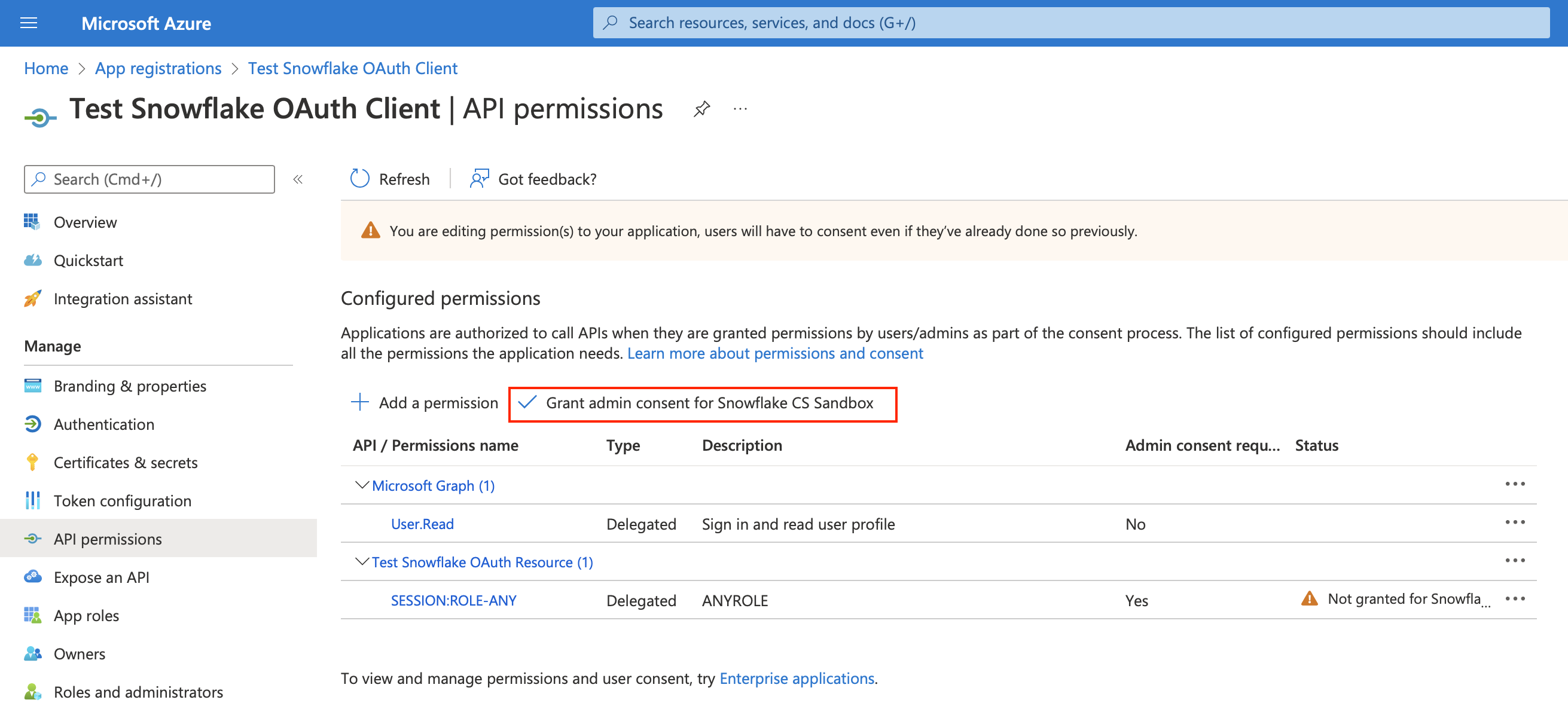 How To Create External Oauth Token Using Azure Ad For The Oauth Client