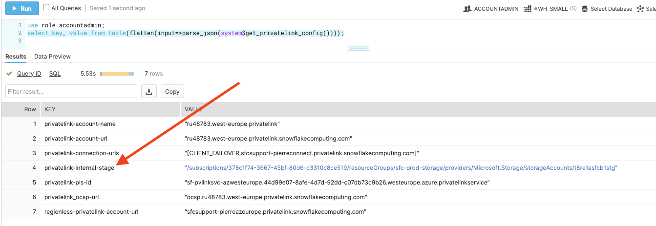 HOW TO: configure private connectivity to Internal Stages with Azure Blob Private Endpoints