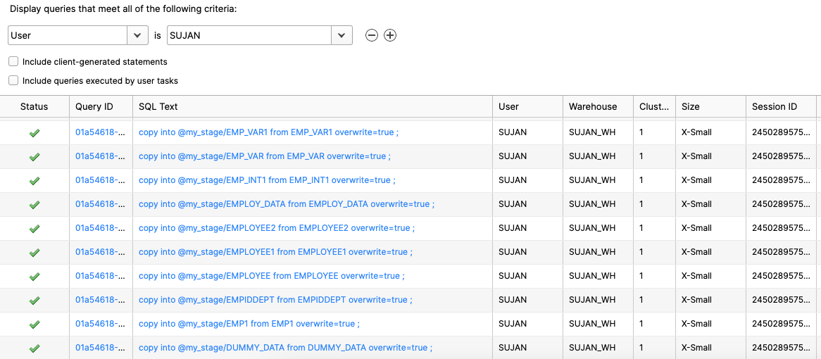 How to backup the Snowflake database