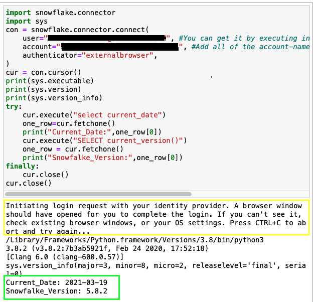 Using Single Sign On Sso With Python Using Jupyter Notebook