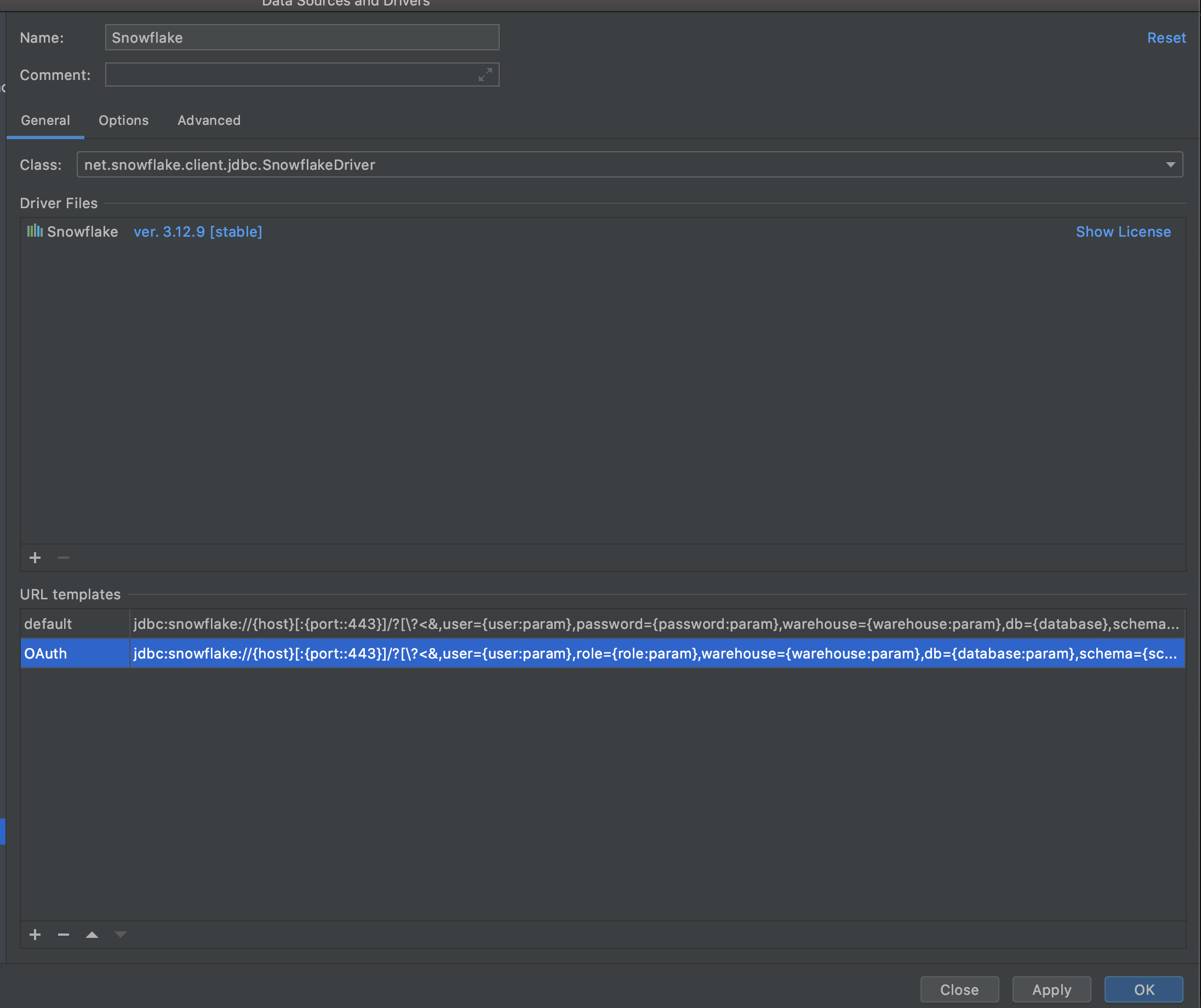 How To: Connect to Snowflake from JetBrains DataGrip using OAuth