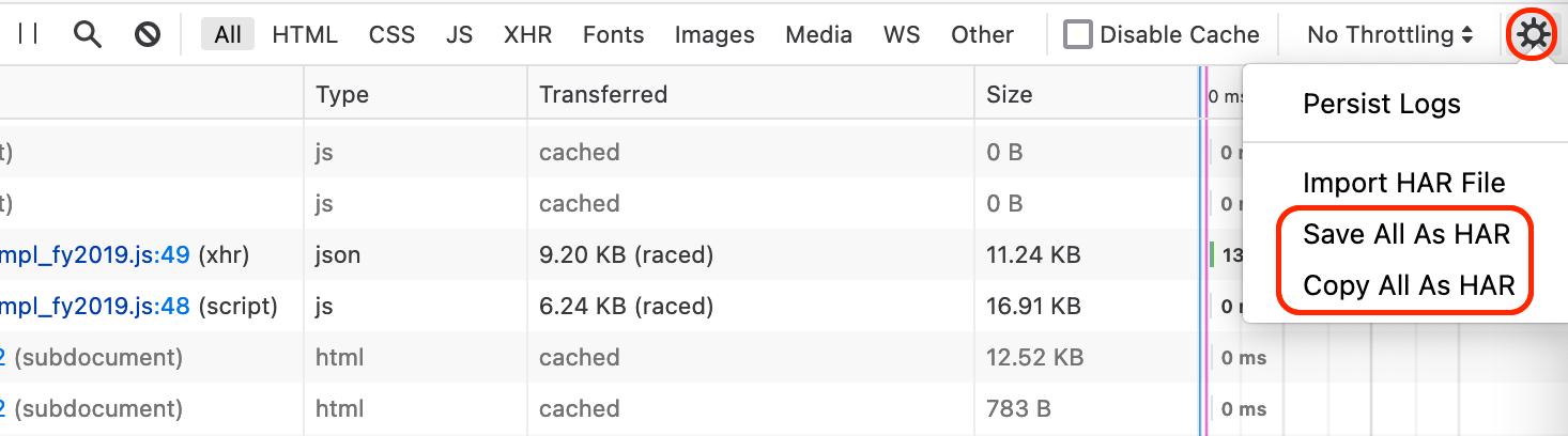 How to Collect HAR File from Browser for Troubleshooting