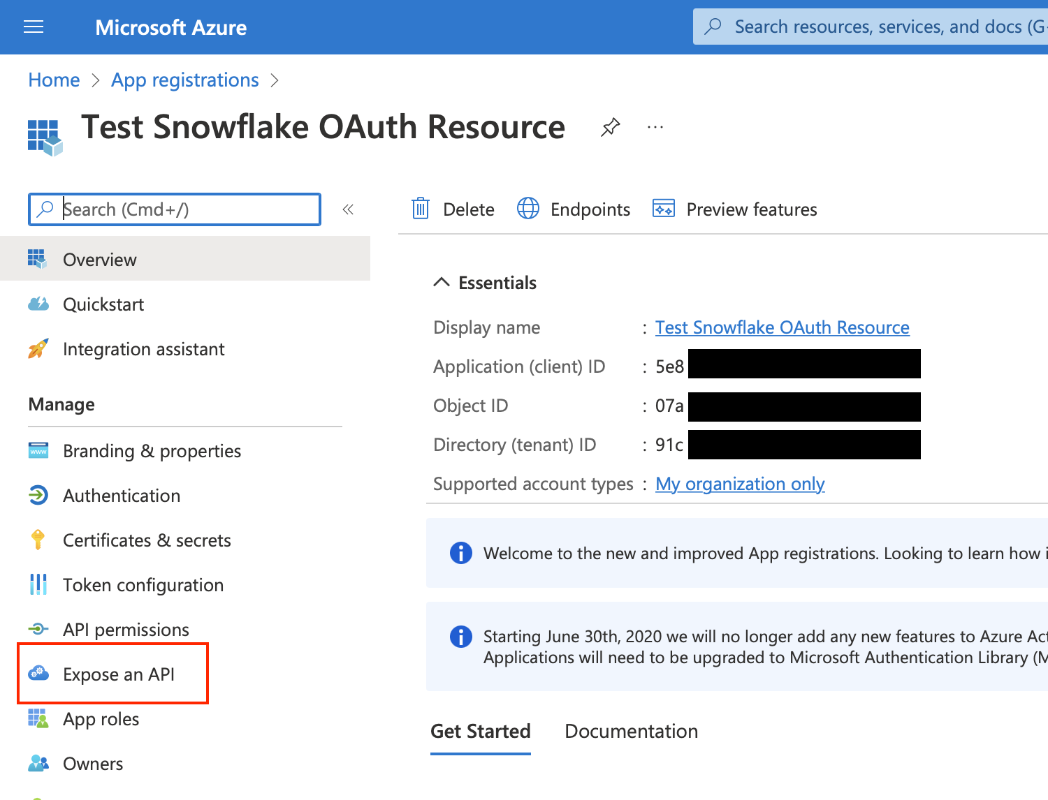 How To: Create External OAuth Token Using Azure AD For The OAuth Client ...