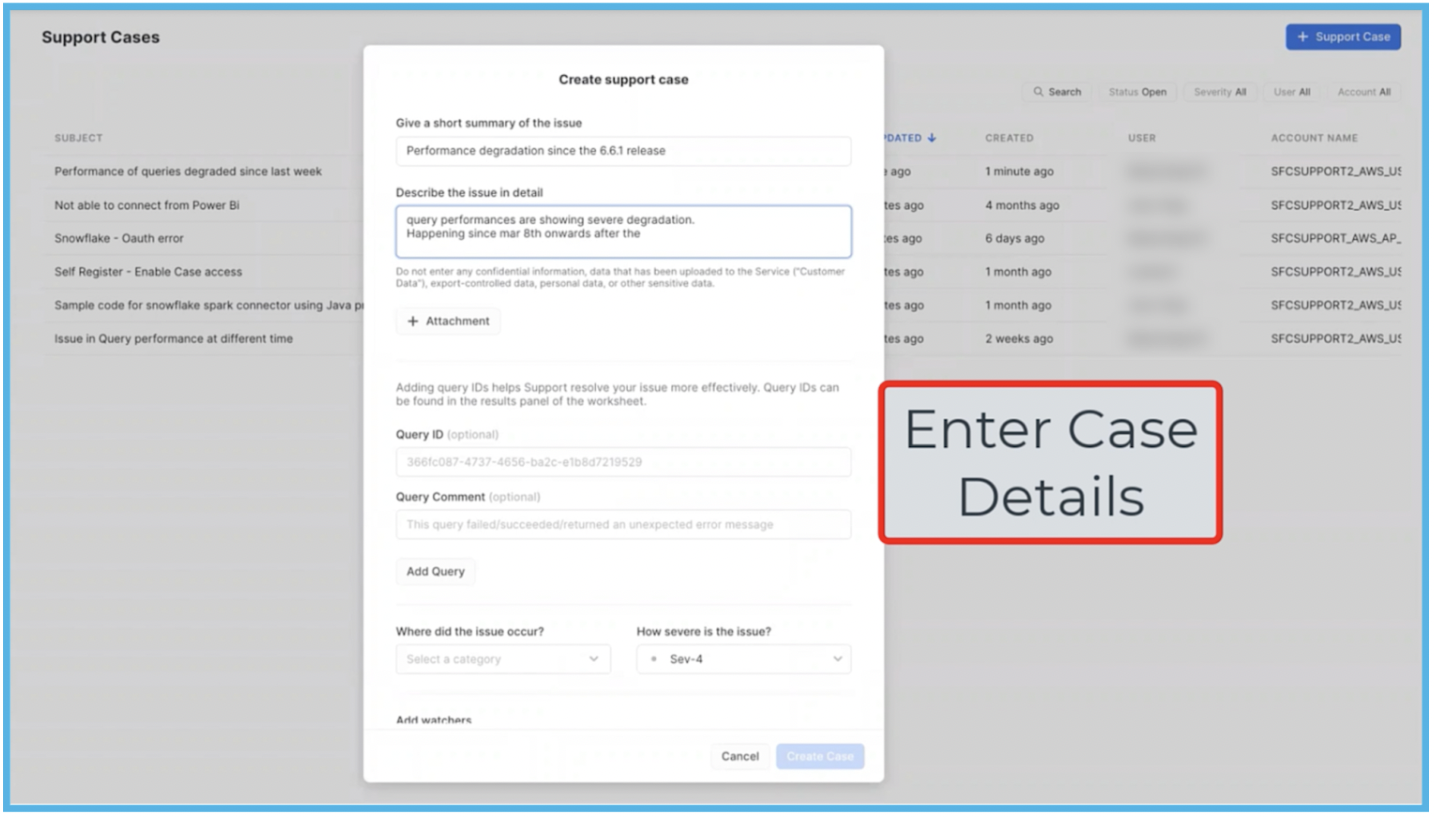 How to Submit a Support Case
