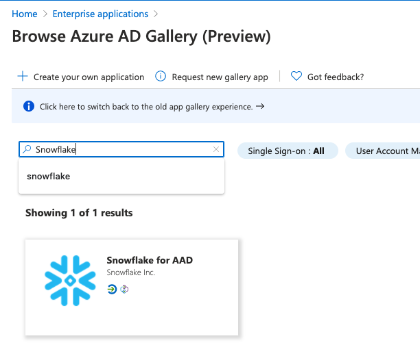 How To Setup Sso With Azure Ad And The Snowflake New Url Format Or Privatelink