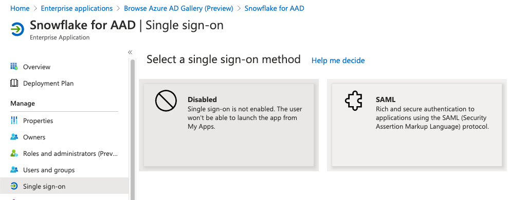How To Setup Sso With Azure Ad And The Snowflake New Url Format Or Privatelink