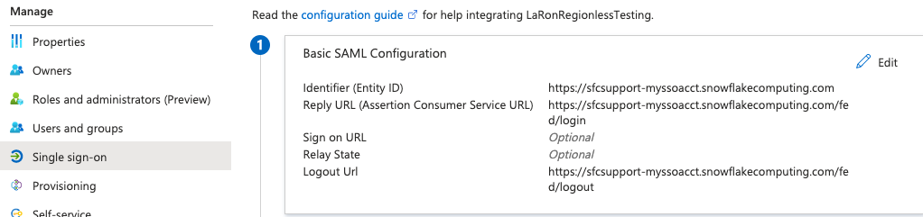 How To Setup Sso With Azure Ad And The Snowflake New Url Format Or Privatelink
