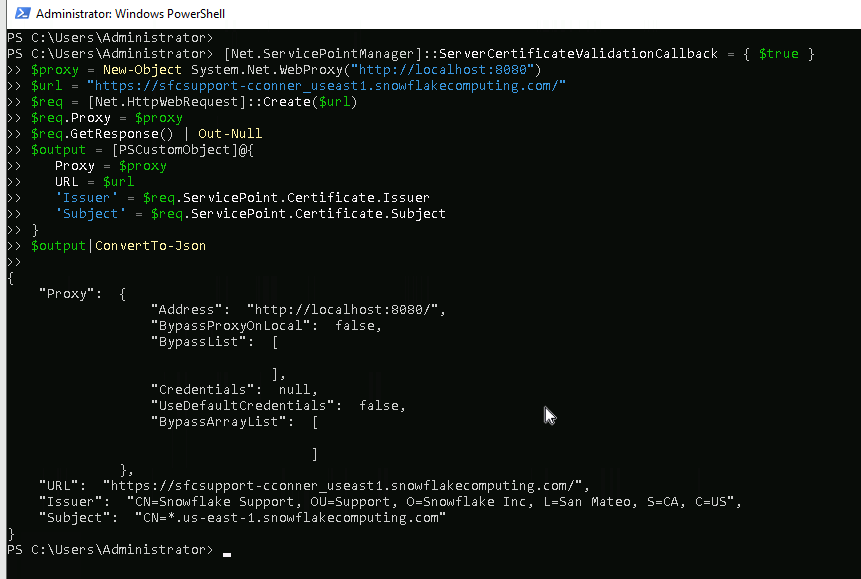 Examples of Connectivity Troubleshooting