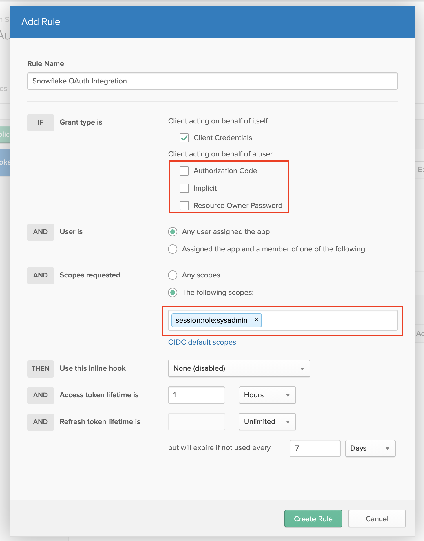 How To: Create External Oauth Token Using Okta For The Client Itself (Service Flow)