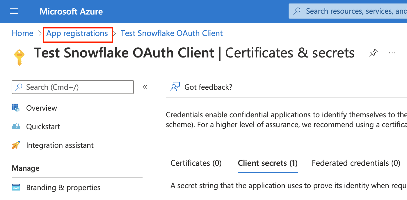 How To Create External Oauth Token Using Azure Ad For The Oauth Client Itself