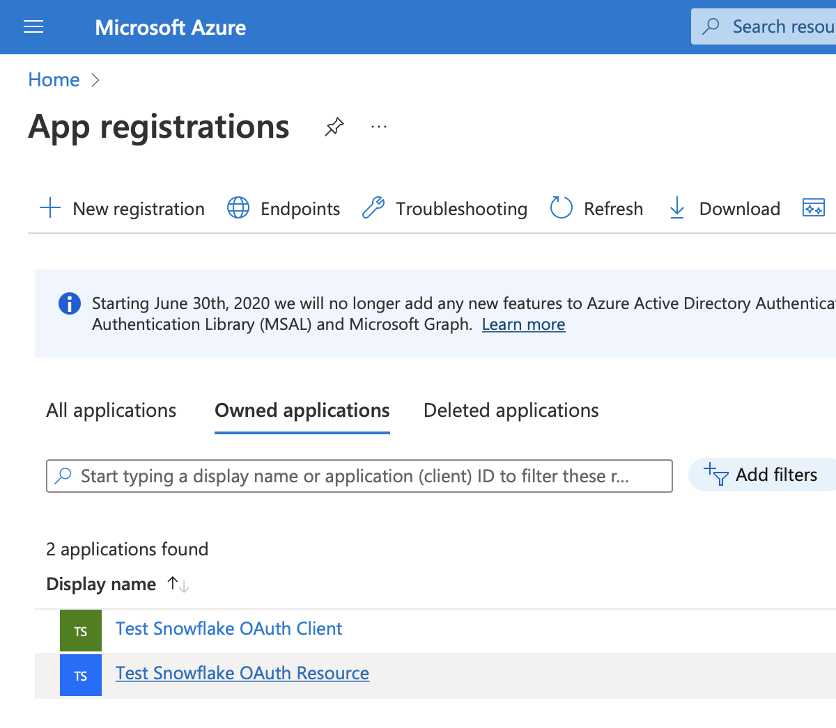 How To Create External Oauth Token Using Azure Ad For The Oauth Client Itself