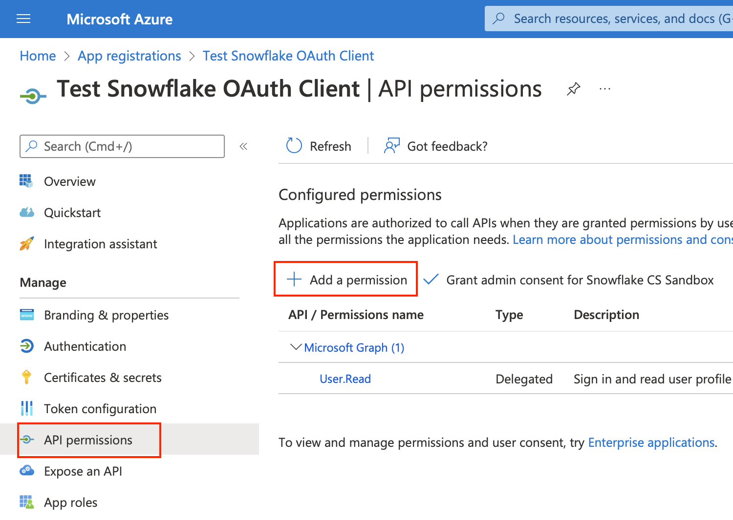 How To Create External Oauth Token Using Azure Ad For The Oauth Client Itself