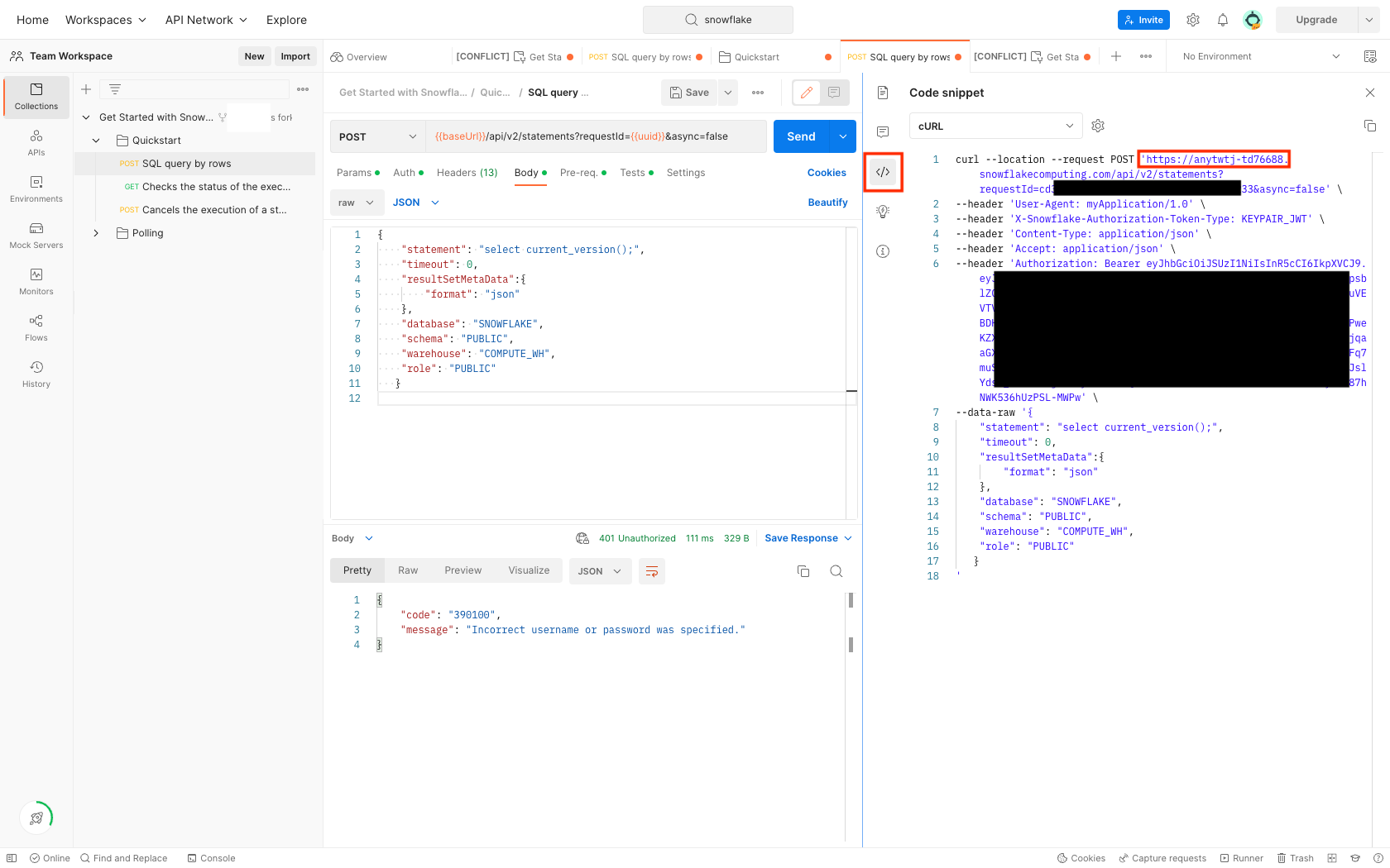 How To Configure Postman To Use Key Pair Authentication To Connect To