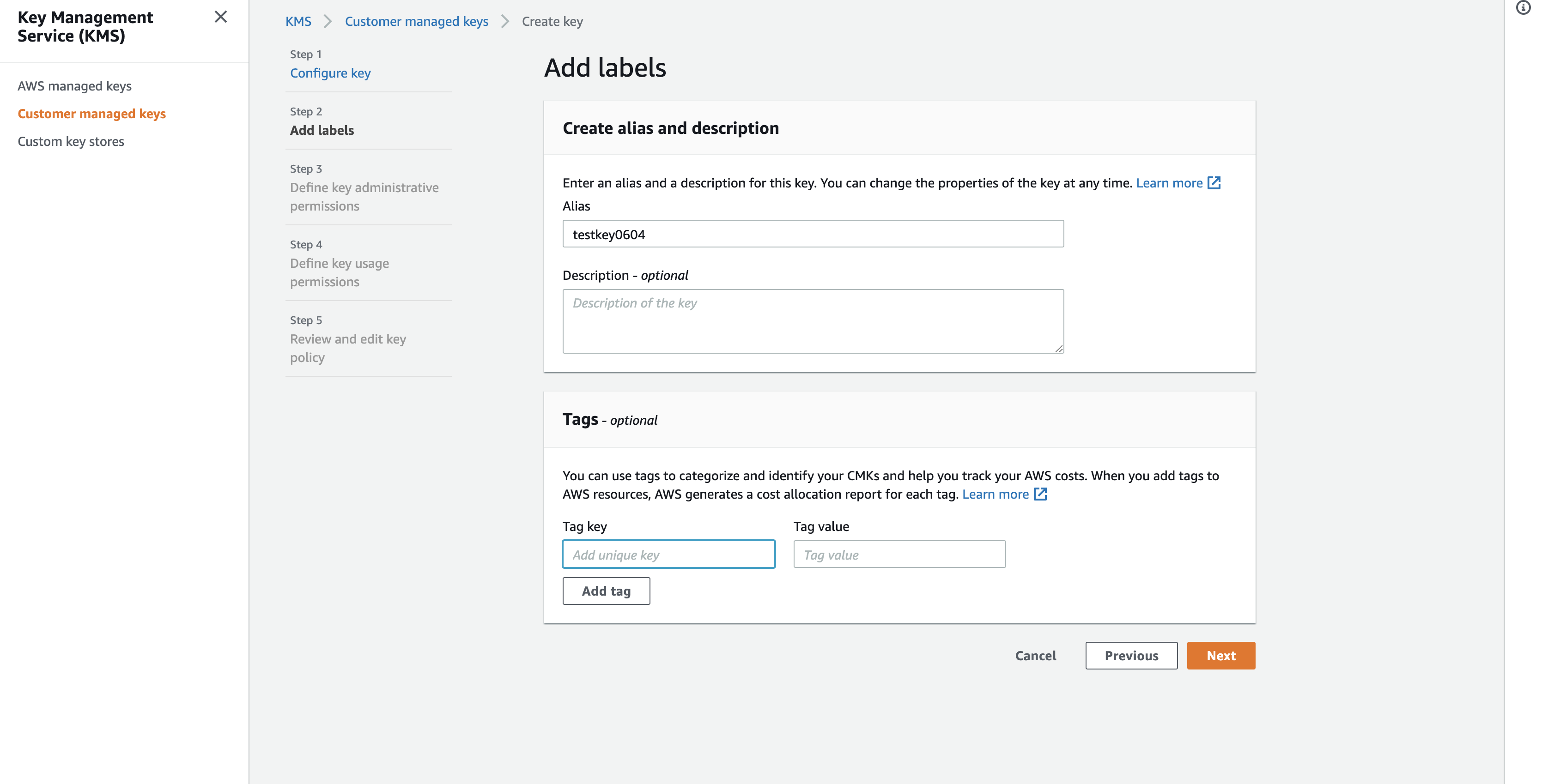 HowTo: Create an AWS KMS Customer Master Key which is required to ...