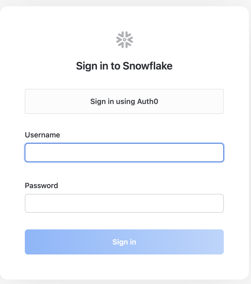 How To Setup Sso With Auth0 And Snowflake New Url Format Or Privatelink