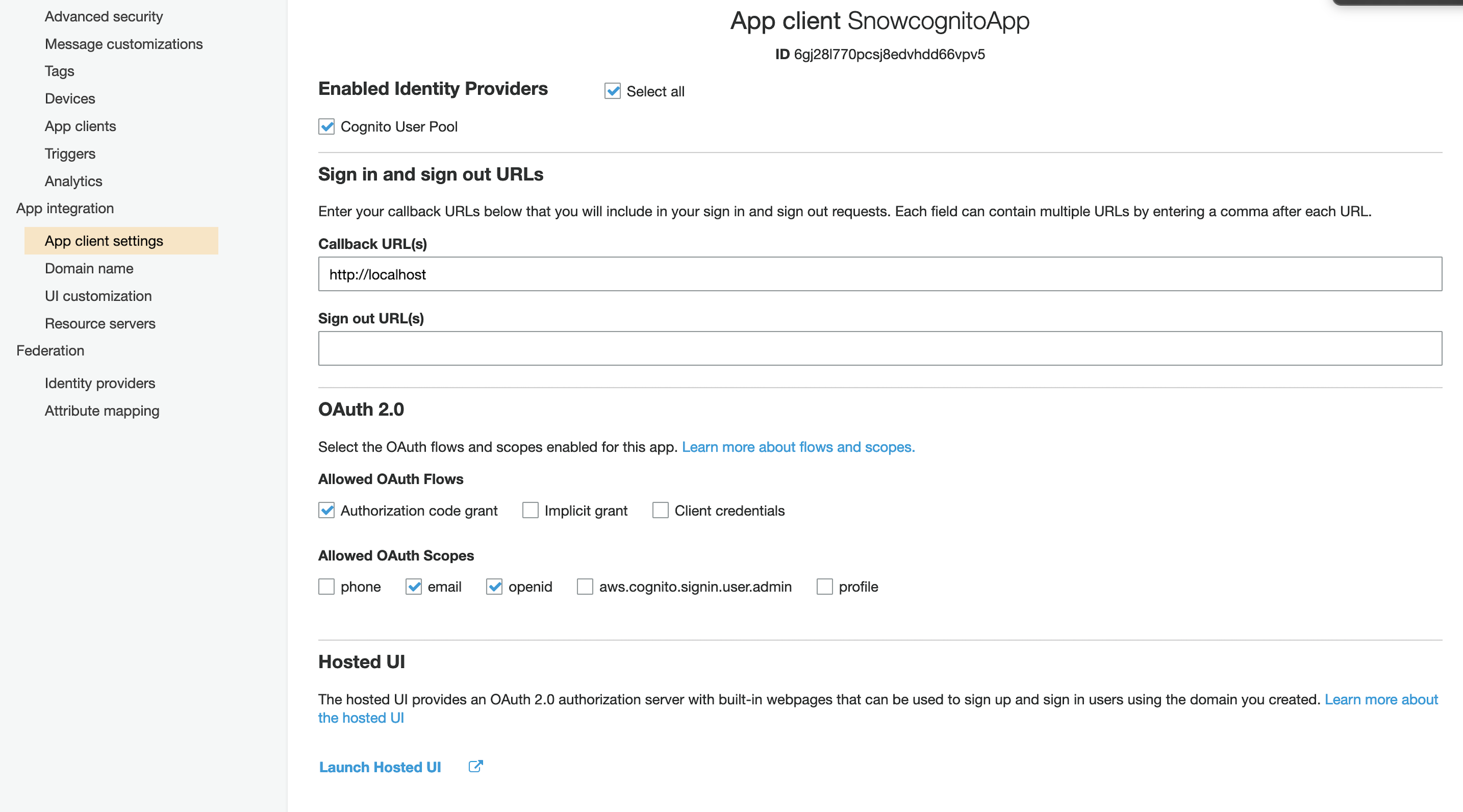 Aws Cognito As Custom Oauth Provider With Snowflake