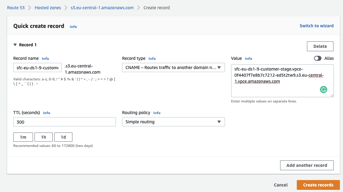 HOW TO: Configure Private Connectivity to Internal Stages with AWS S3 Interface Endpoints