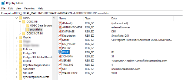 How To Connect To Snowflake Authenticating With Azure Ad Sso From Ms Excel Odbc Driver