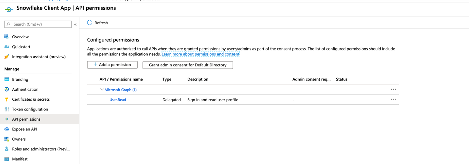 How To: Create External OAuth Token Using Azure AD On Behalf Of The User