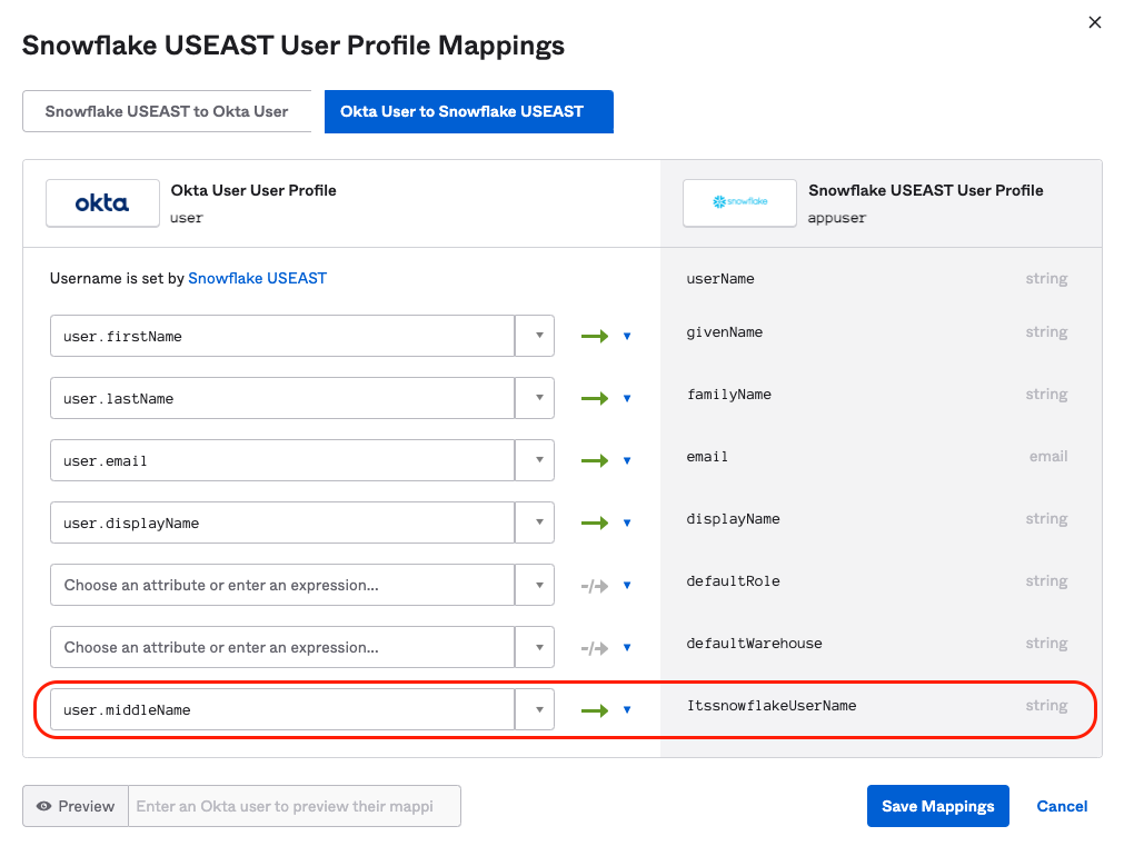 How to set different Username and Login Name values for Snowflake users ...