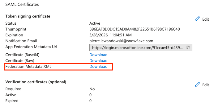 How To: Configure SSO authentication with Azure AD to Snowflake