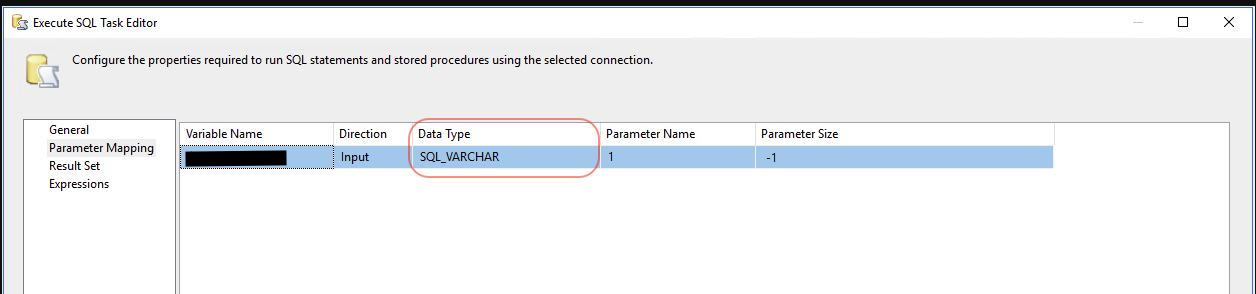 Truncation Of Bind Variables When Calling Snowflake Stored Procedures Via Microsoft Ssis