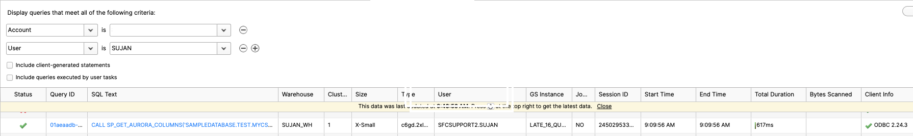 How to Call Snowflake Stored Procedure from Excel VBA Using ODBC or ...