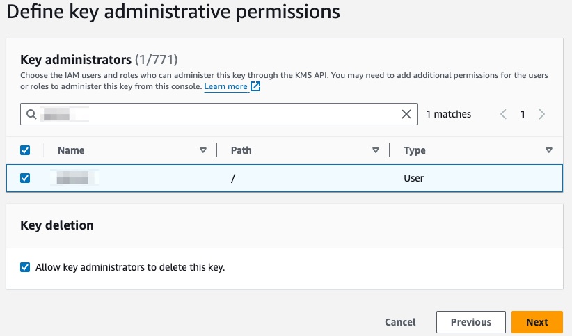 How to create a Customer Managed Key in AWS KMS for Tri-Secret Secure