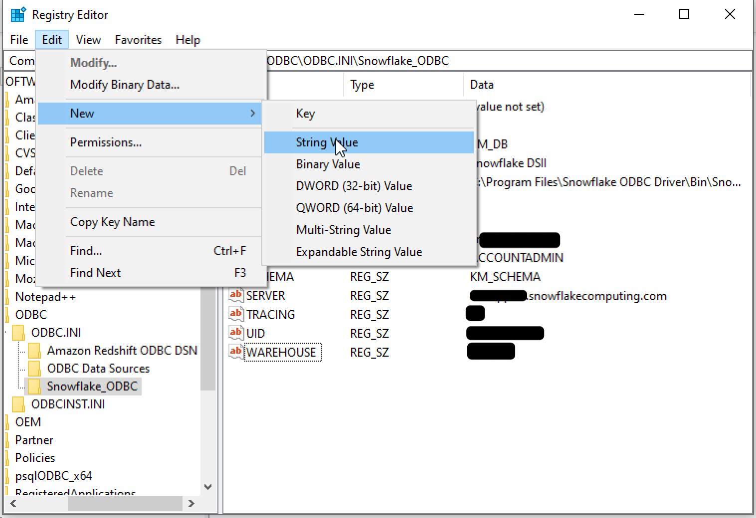 Error [snowflake][dsi] 20032 Required Setting Pwd Is Not Present In The Connection