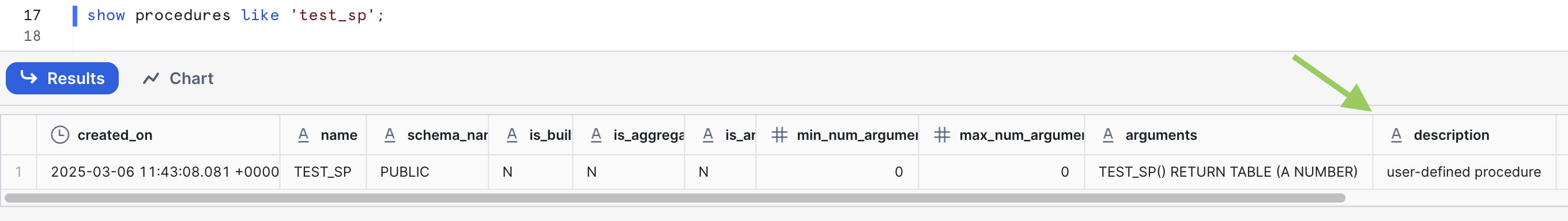 Comments Before The Declare Section In A Stored Procedure Are Not Retained In Its Ddl