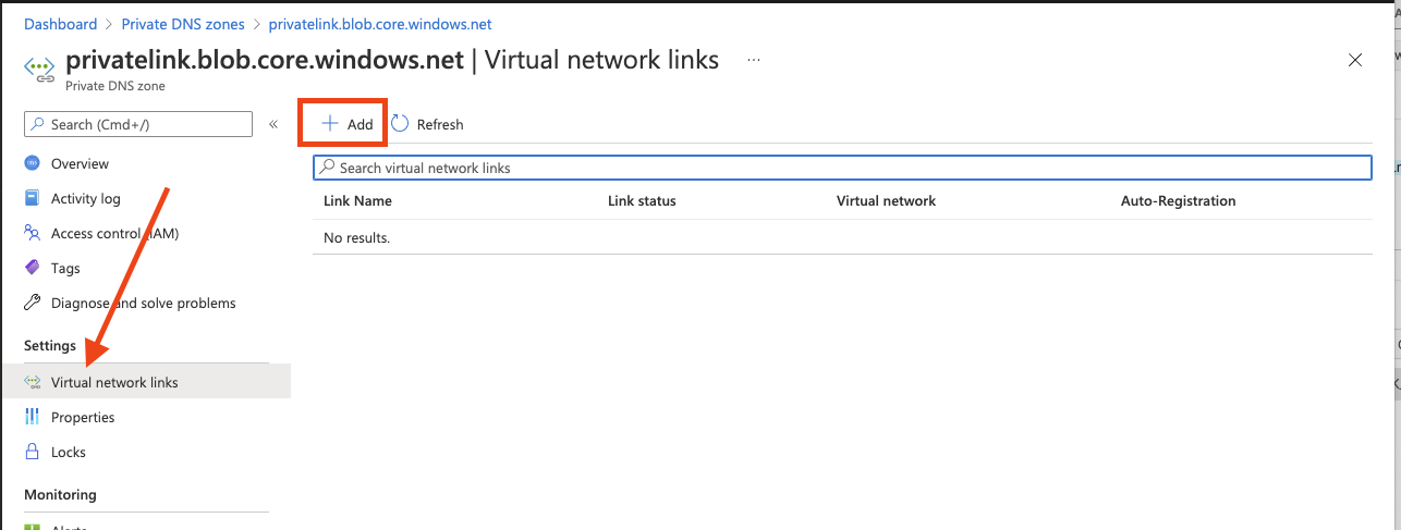 Configure private connectivity to Internal Stages with Azure Blob Private Endpoints