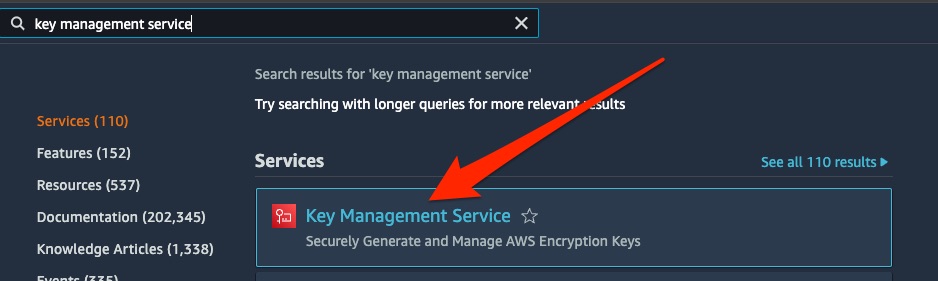 How to create a Customer Managed Key in AWS KMS for Tri-Secret Secure