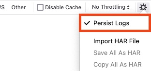 How to collect HAR file from browser for troubleshooting