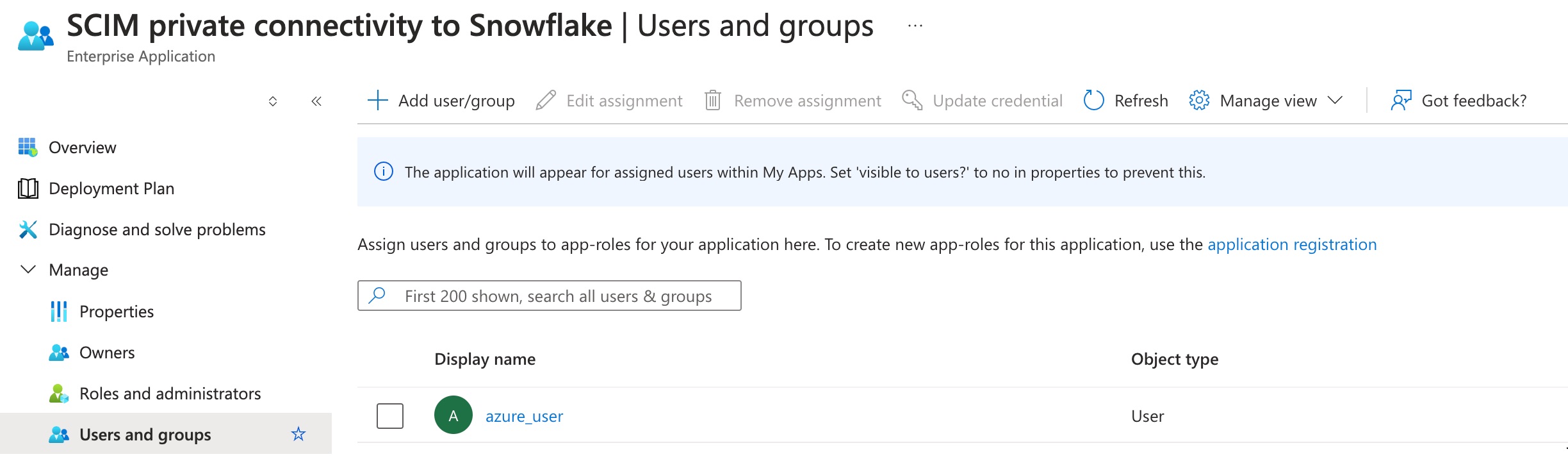 How to use private connectivity for SCIM provisioning from Entra ID?