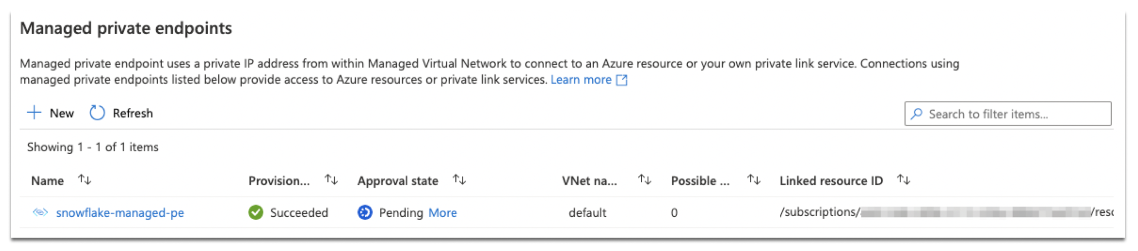 How to set up a managed private endpoint from Azure Data Factory or Synapse to Snowflake