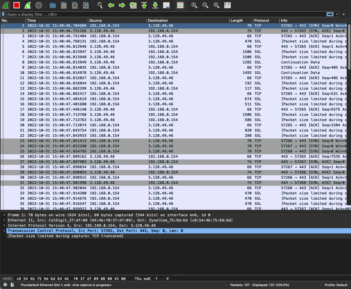 Using Wireshark And Tshark To Generate Network Packet Captures