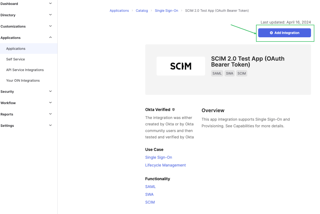 How to configure SCIM in OKTA for China deployment？