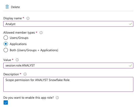 OAuth 2.0 Client Credentials Grant to Snowflake with Entra