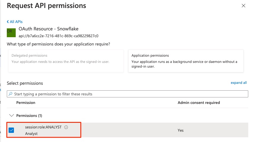 OAuth 2.0 Client Credentials Grant to Snowflake with Entra