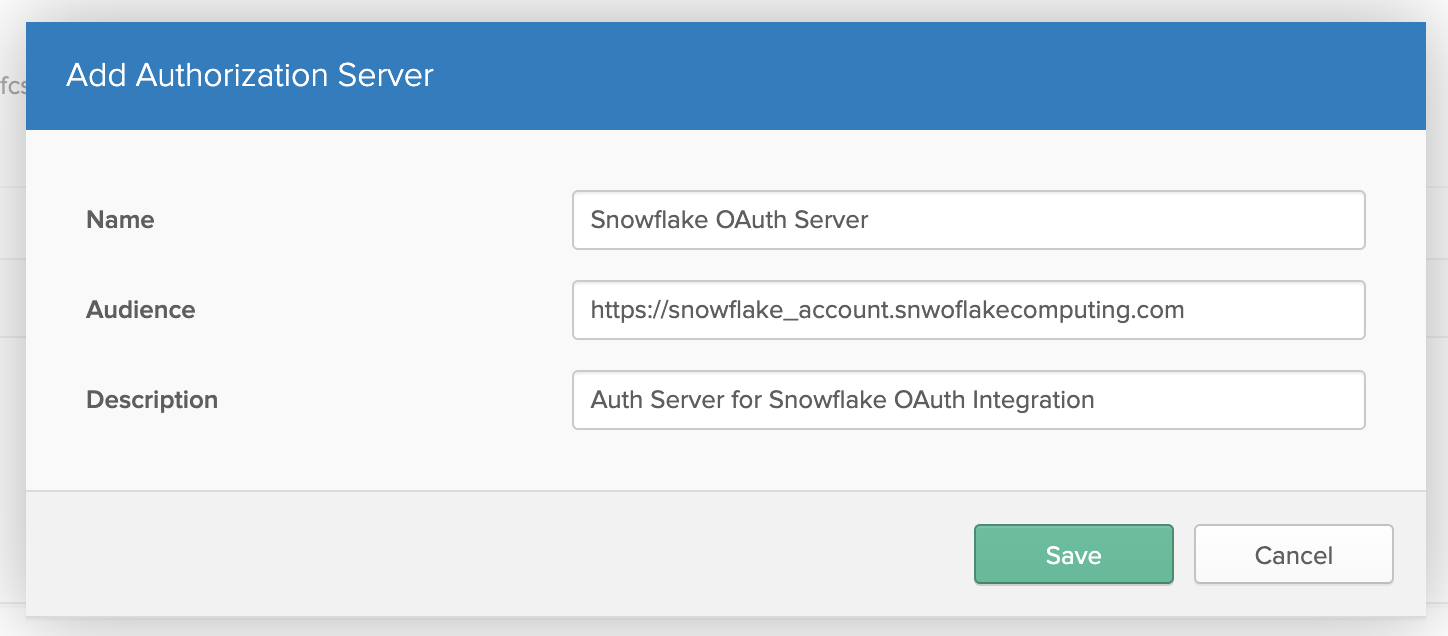 How To Create External Oauth Token Using Okta For The Client Itself