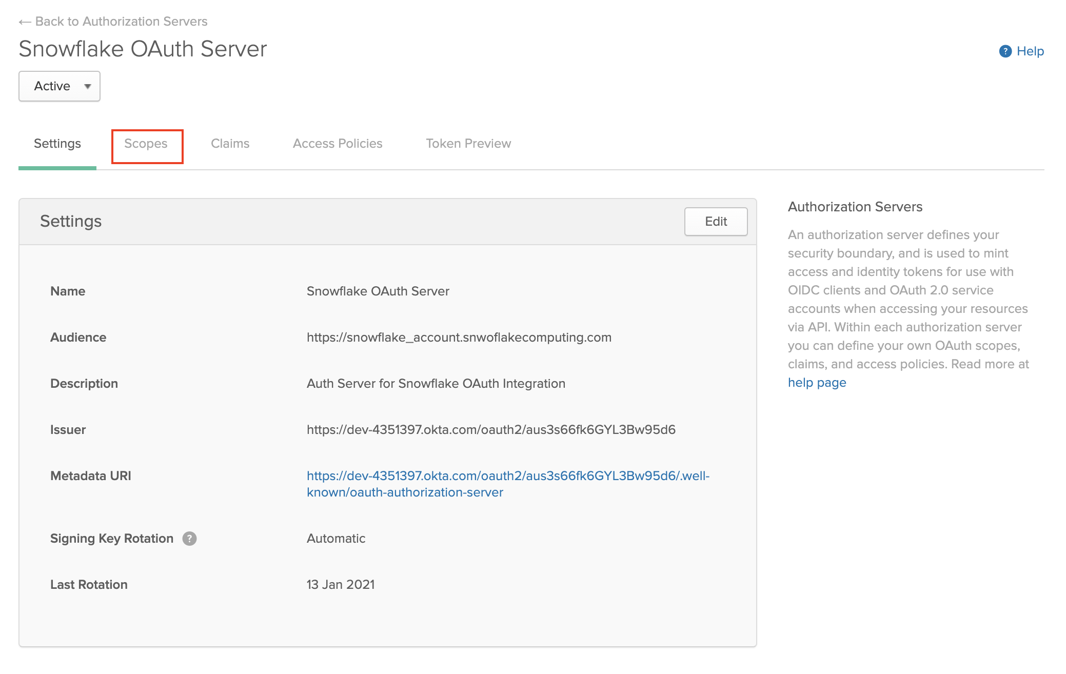 How To Create External Oauth Token Using Okta For The Client Itself Service Flow