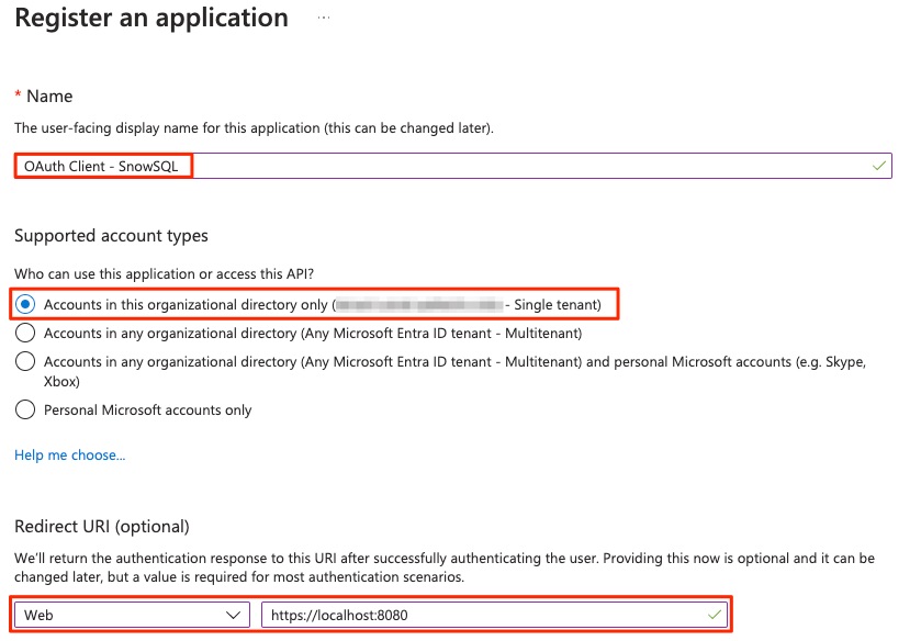 OAuth 2.0 Authorization Code Grant (with PKCE) to Snowflake with Entra