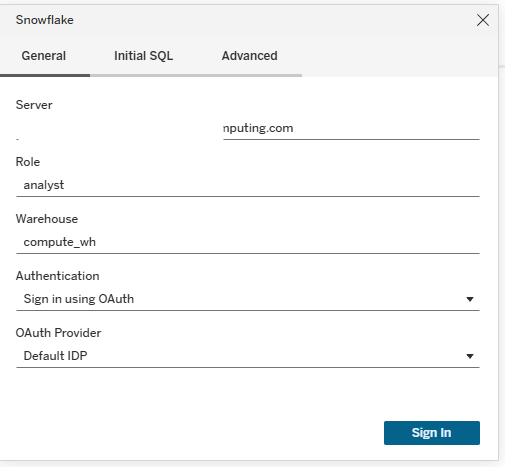Tableau Cloud & Snowflake Integration: Snowflake OAuth for Partner ...