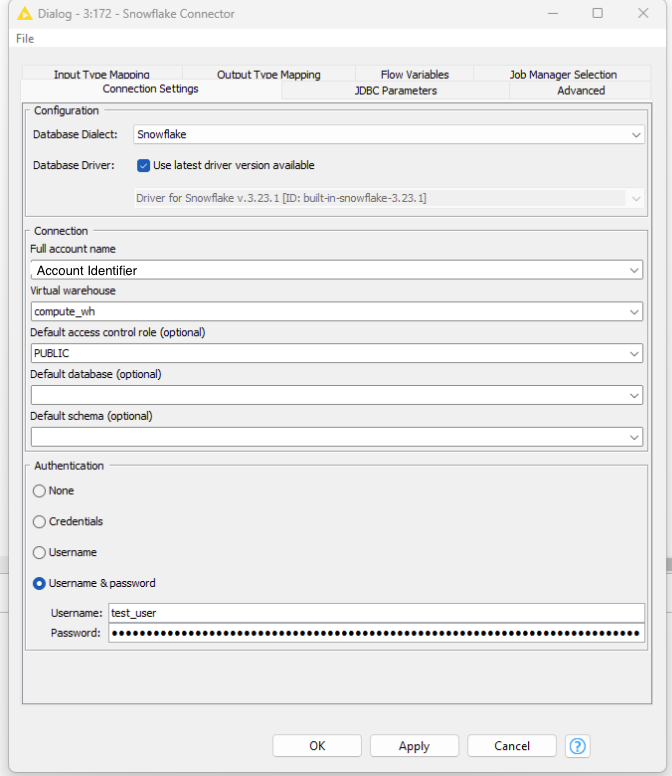 Connecting KNIME to Snowflake Using Key-Pair and PAT Authentication