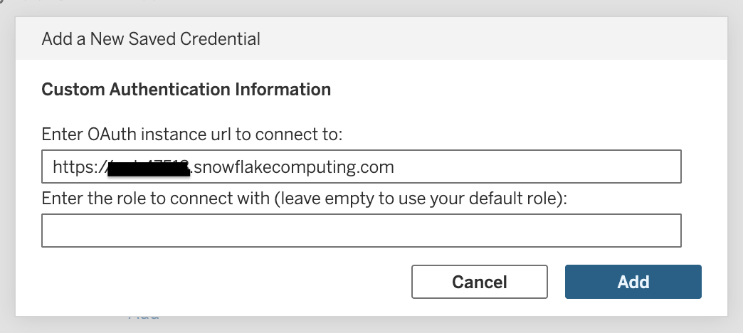 How to connect Tableau Online to Snowflake using Custom OAuth